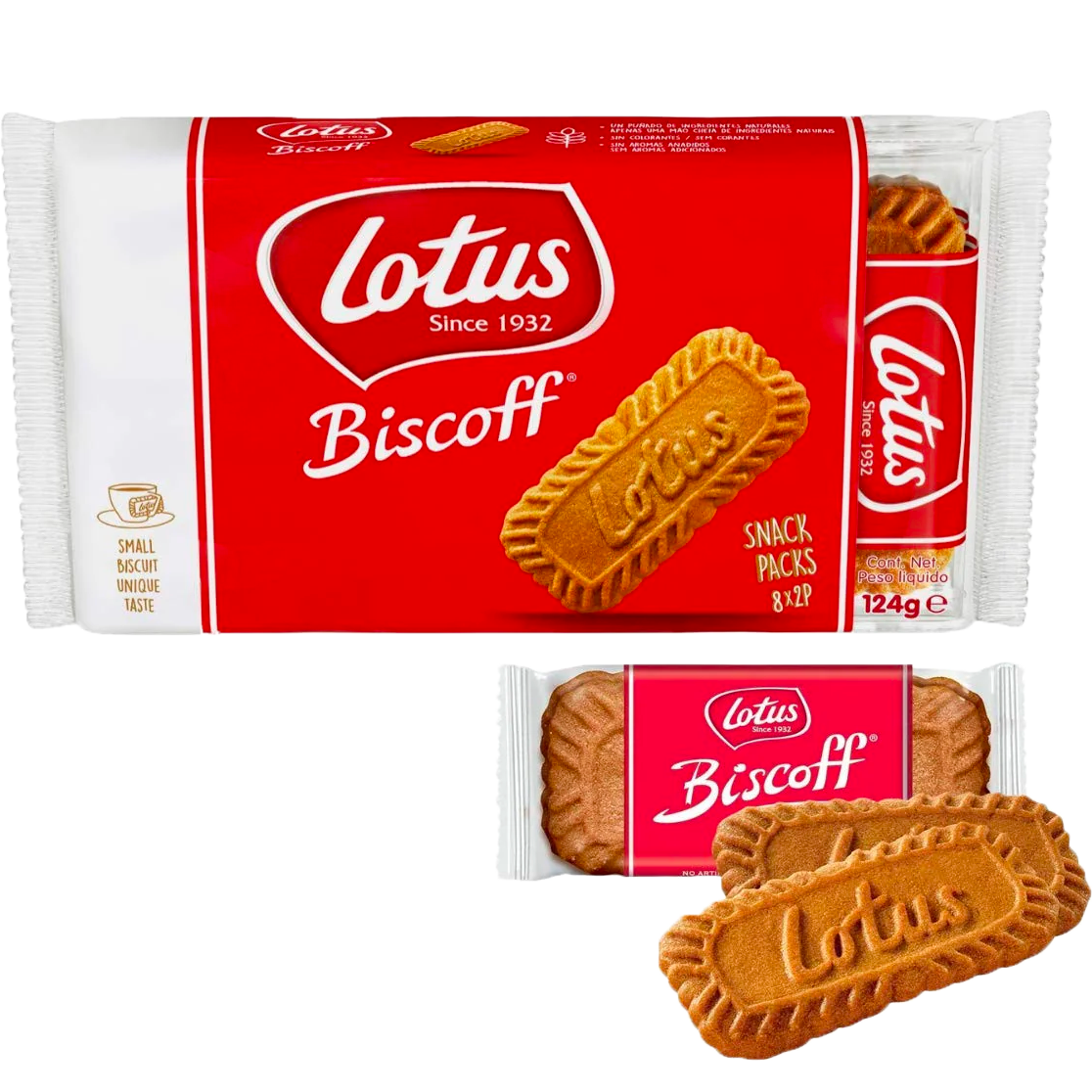 Lotus Biscoff Cookies 8x2 (124g) – Greenbelt Coffee