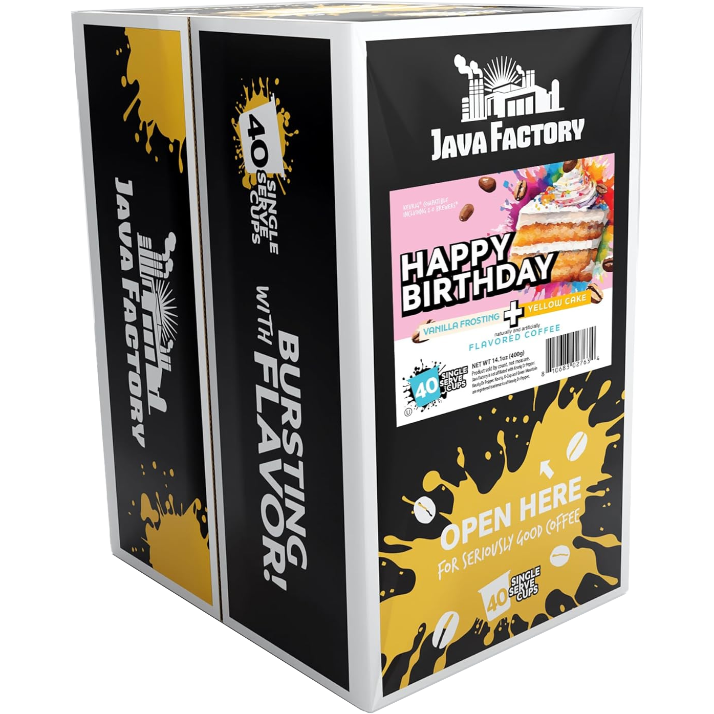 Java Factory Roasters Happy Birthday (40 Pack) – Greenbelt Coffee